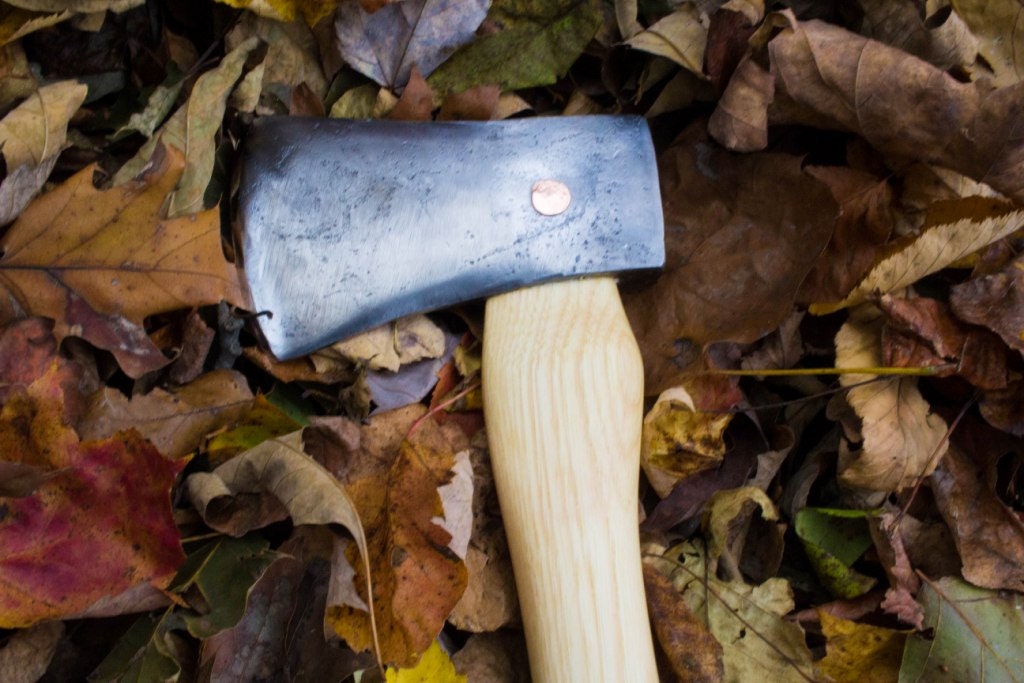 Vintage Hatchet pinned with copper ,axe
