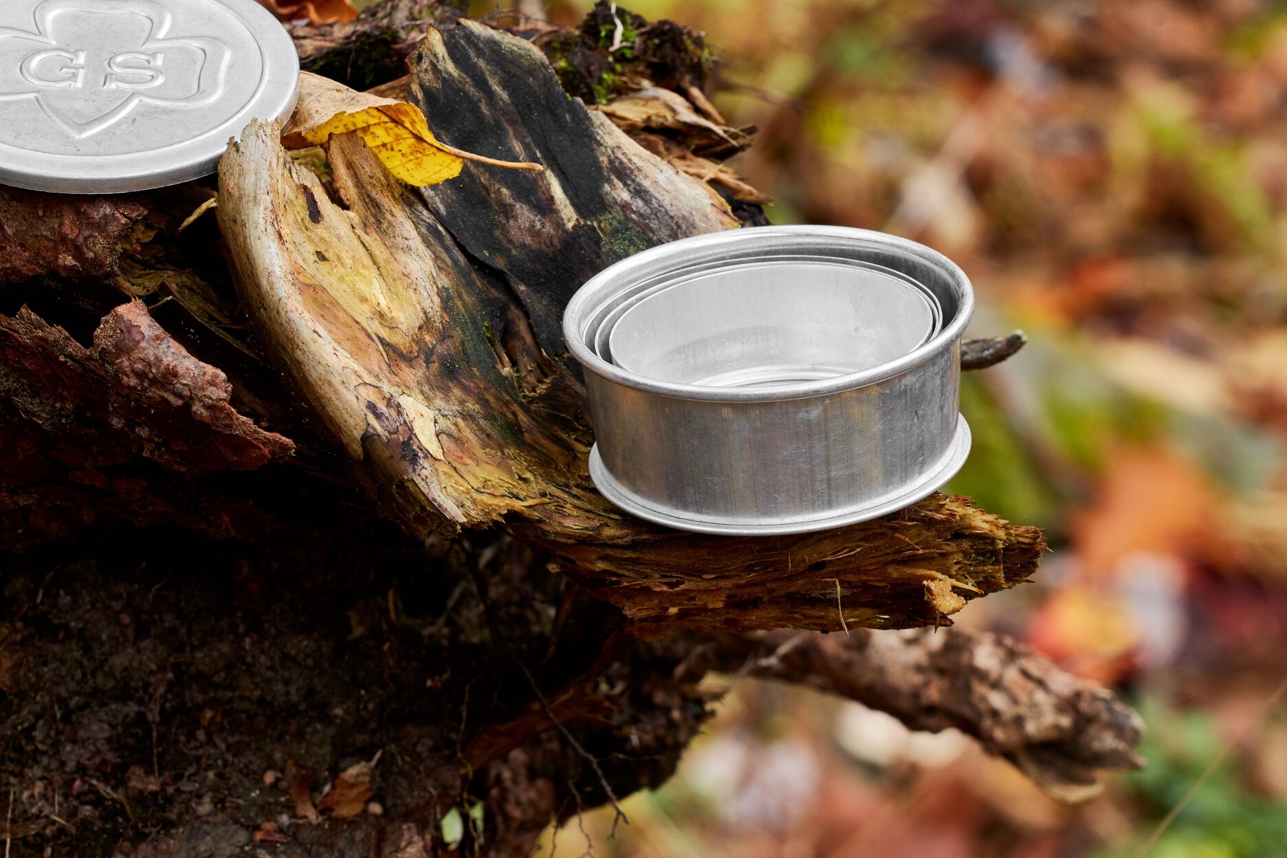 Vintage collapsible cup Girl Scout collapsible camp cup