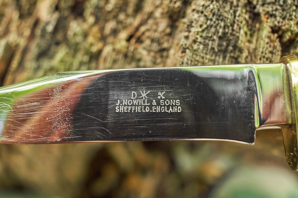 Vintage Fixed Blade Knife - J Nowill and Sons fixed blade knife set