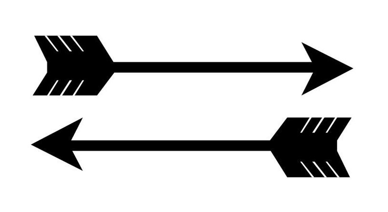 Arrow stickers vinyl decals for phones tablets walls etc. | Etsy