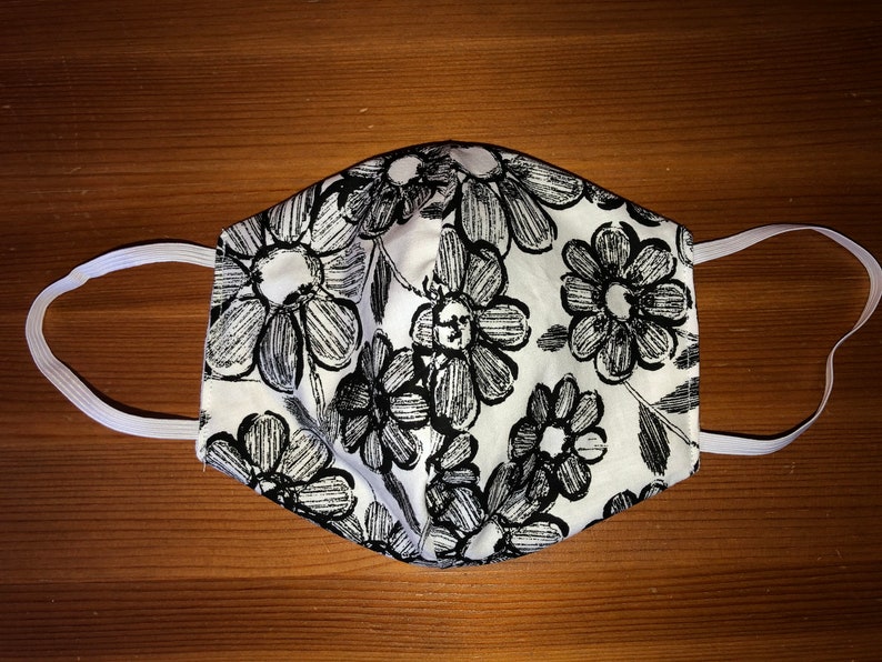 Reusable 3 Layer Face Mask Reversible Machine Washable | Etsy