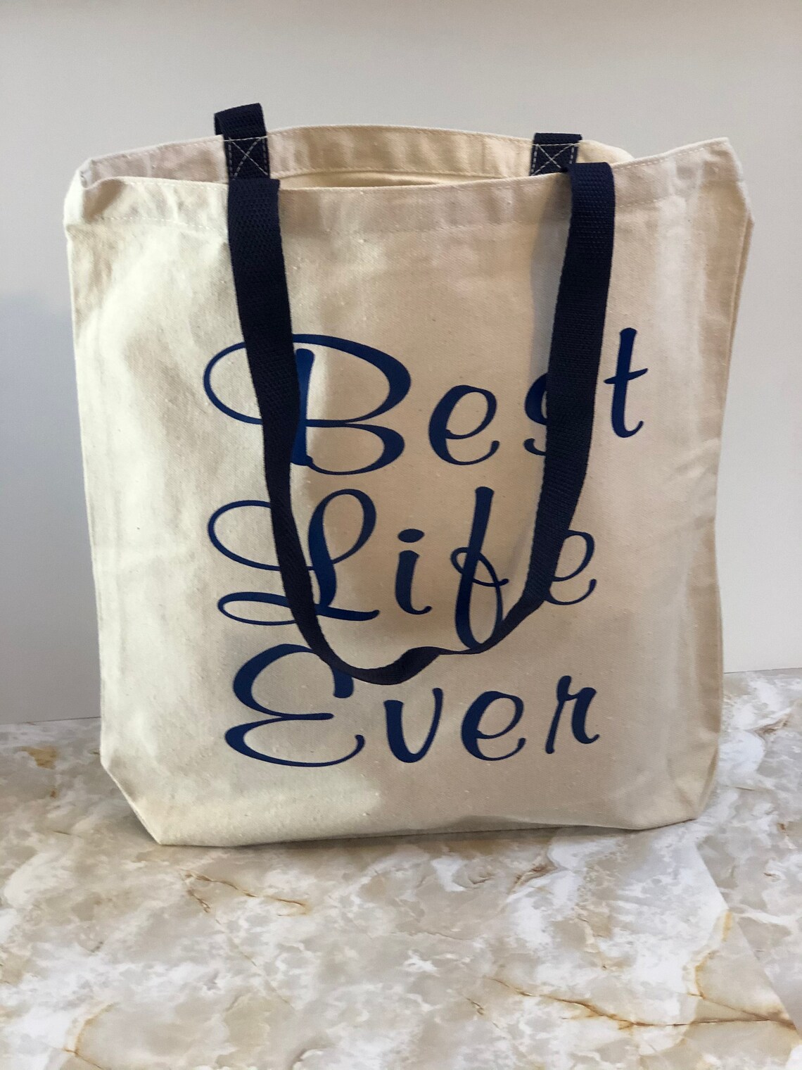 Best Life Ever Tote Bag, Canvas Tote, Cotton Canvas Tote, JW Baptism ...