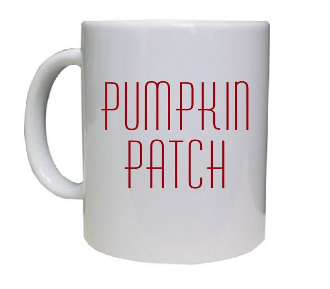 Vinyl Mug Decals Pumpkin Patch Fall Mugs Vinyl Stickers Fall Decor Fall ...