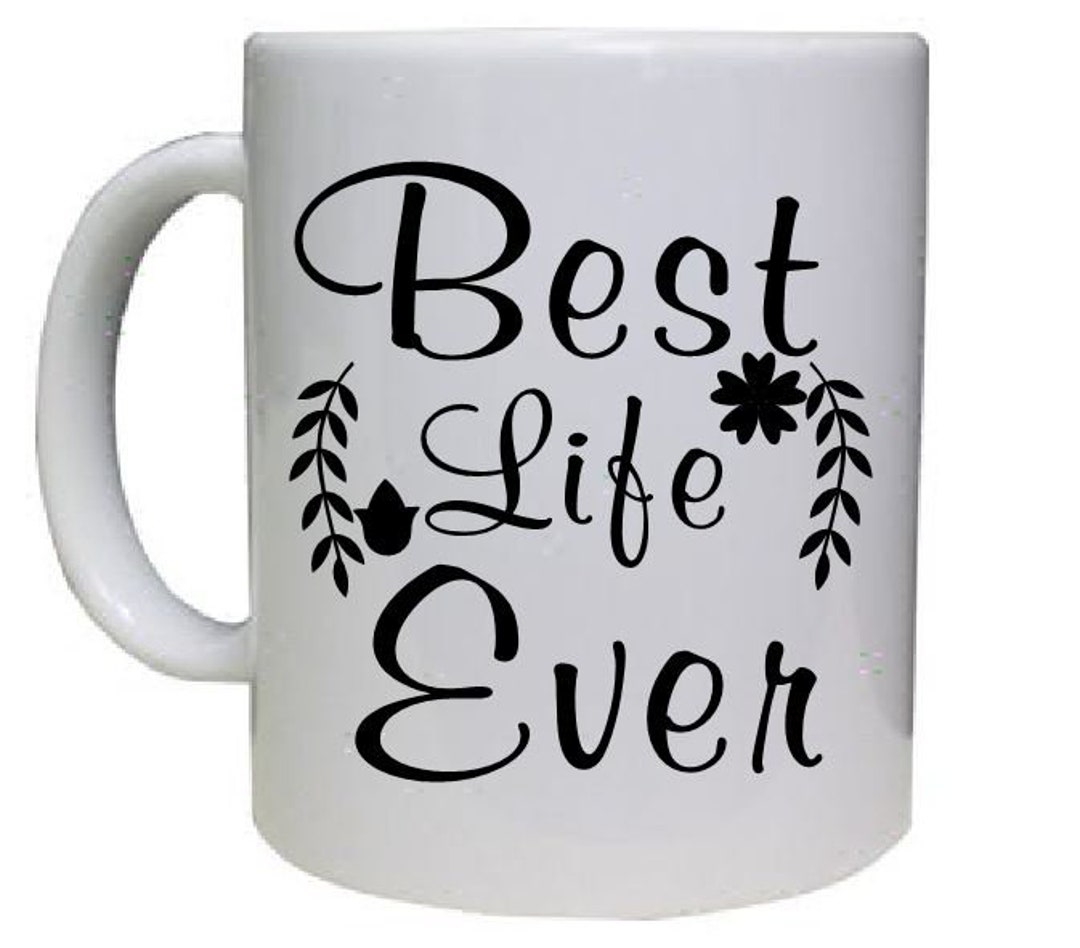 Best Life Ever Floral Decal Mug Decal Vinyl Sticker Pioneer - Etsy