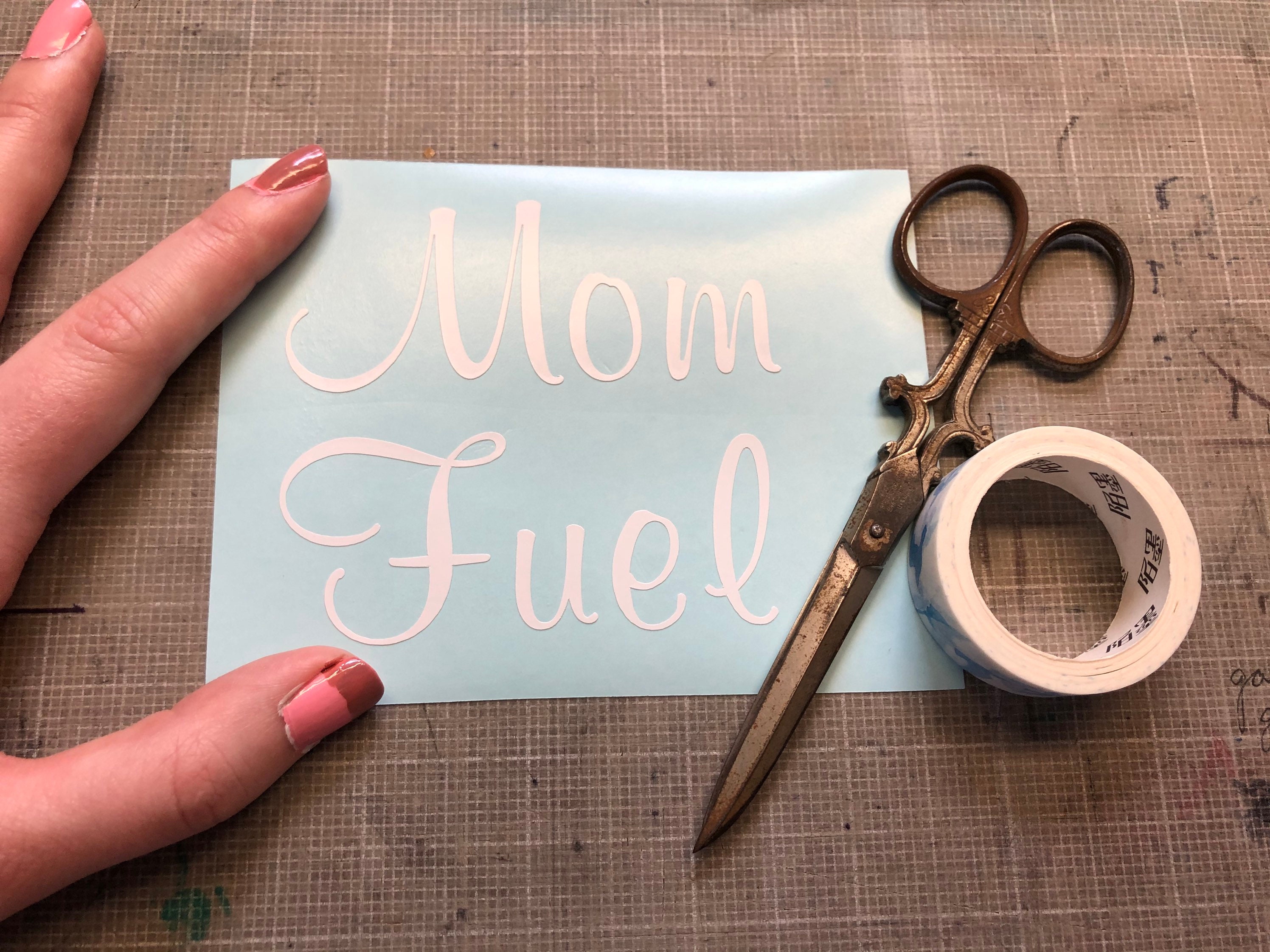 Mom Fuel Mug Decals Custom Coffee Mug Custom Water Bottle | Etsy