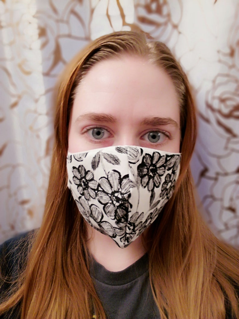 Reusable 3 Layer Face Mask Reversible Machine Washable | Etsy