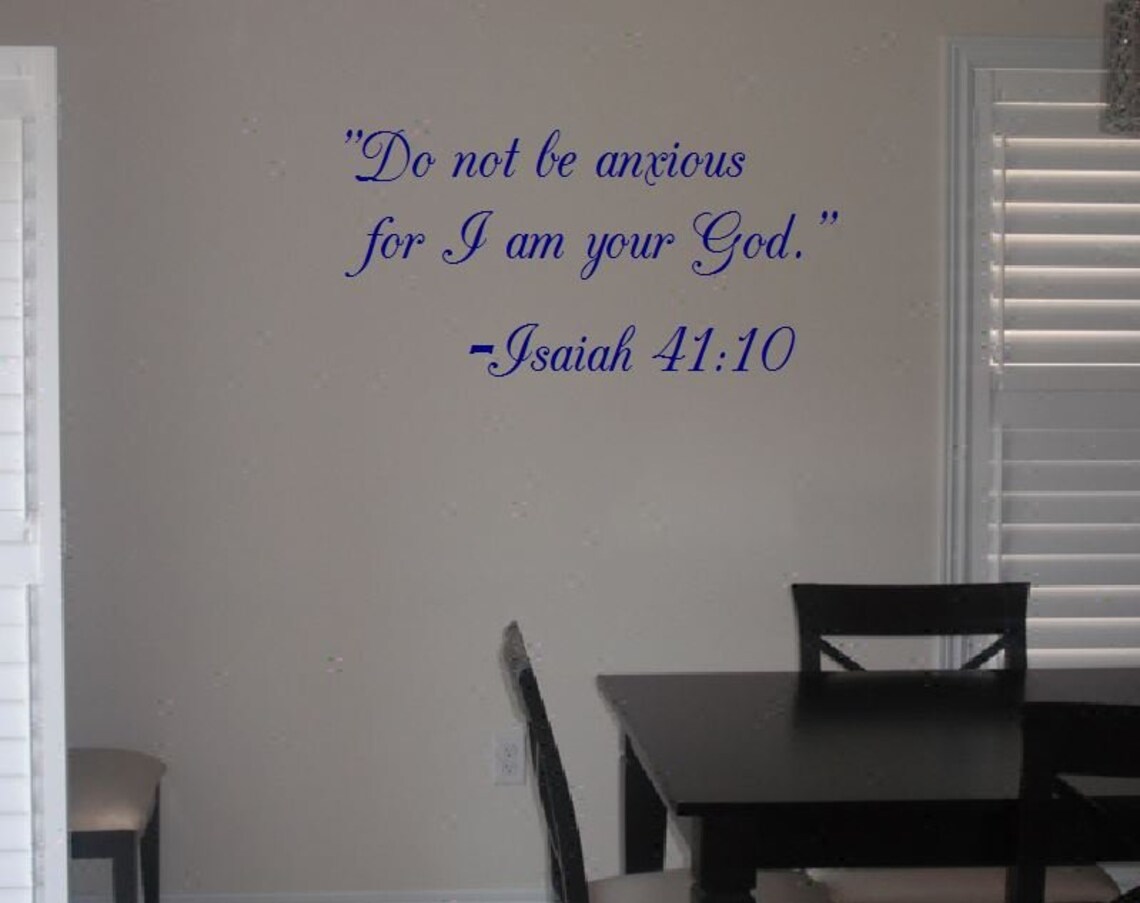 JW 2019 Year Text, Scripture Wall Decal, JW Wall Art, Isaiah 41:10, JW ...
