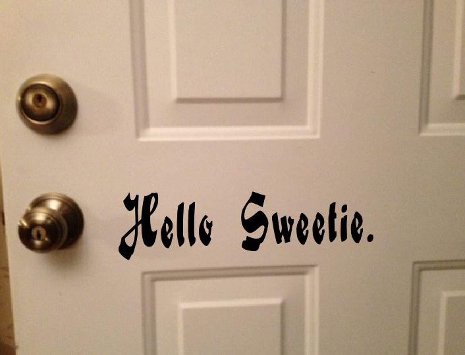 Hello Sweetie. / Geronimo Door Signs Doctor Who Decor Hello - Etsy