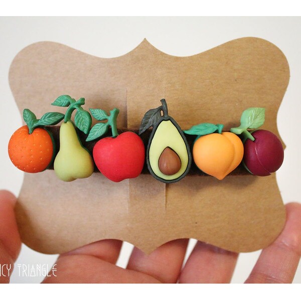 Fruit Hair Clips - Etsy