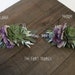 Medium Sized Comb Handmade Succulents, Lavender, Floral, & Foliage ...