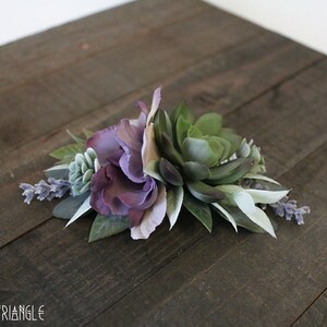 Medium Sized Comb Handmade Succulents, Lavender, Floral, & Foliage ...