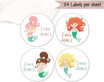 Ariel Name Tag - Etsy