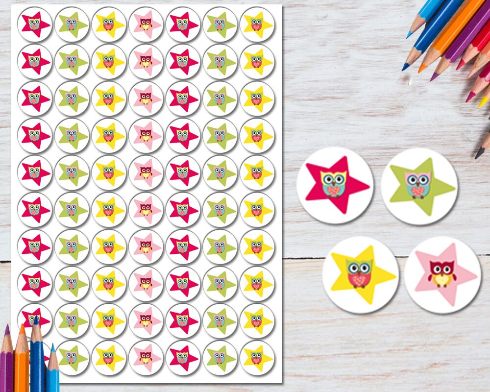 Toddler Owl Reward Chart, Personalised, Girl, Routine, Homework, Re ...