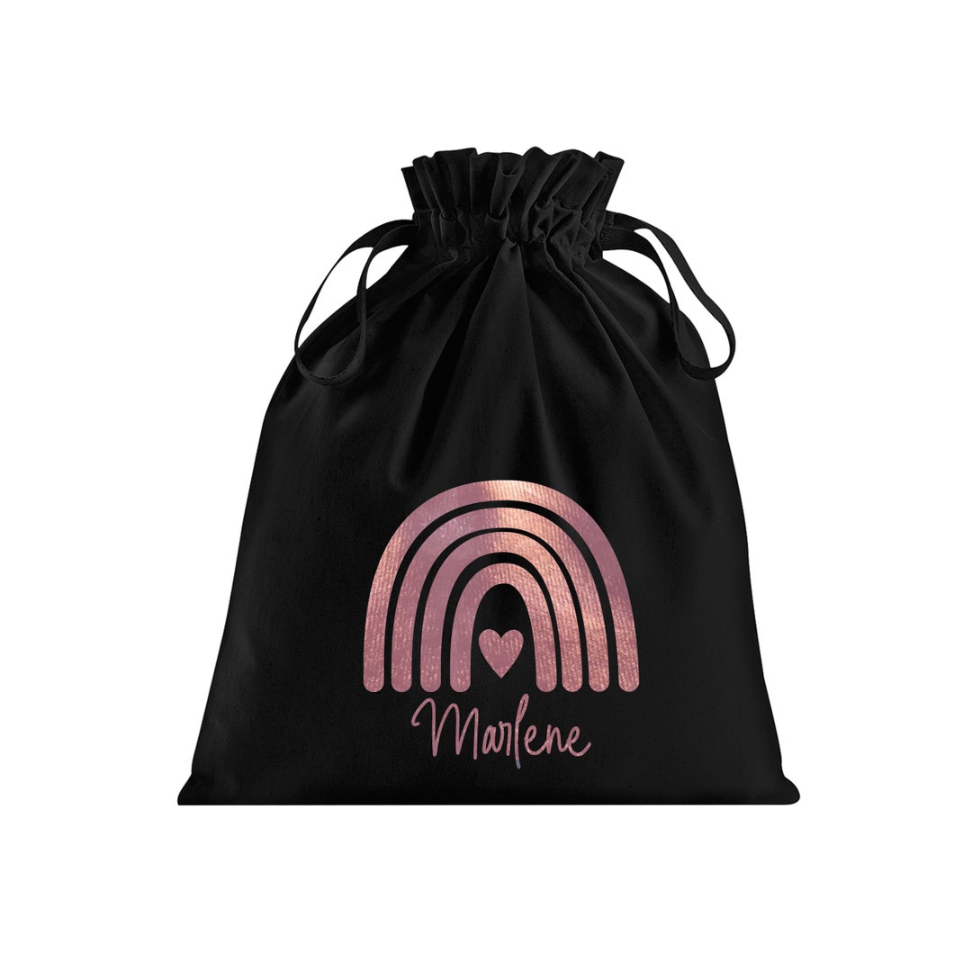 Personalised Girls Pouch Girls Trinket Bag Rainbow Design - Etsy