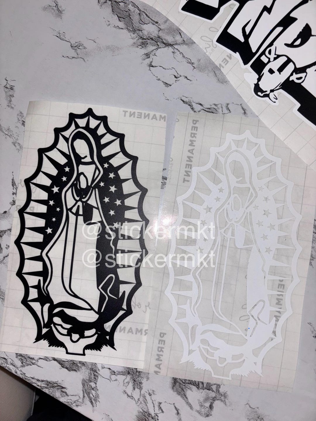 Virgin Mary Car/window Decal | Our Lady of Guadalupe Vinyl Sticker ...