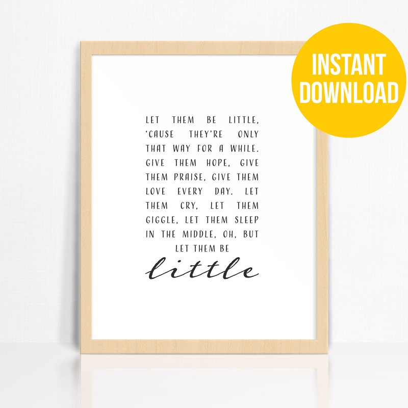 Let Them Be Little - Etsy