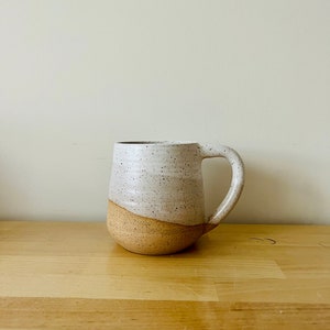 Round Bottom Mugs Handmade Ceramic Kitchenware White and - Etsy