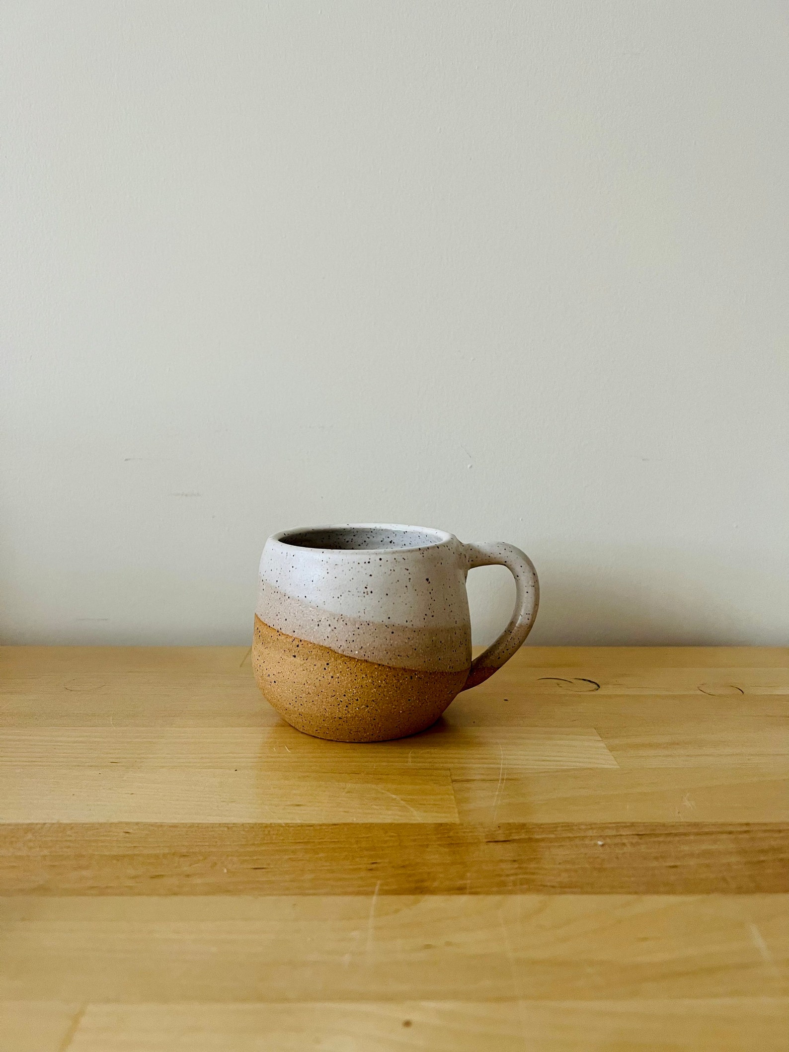 Round Bottom Mugs Handmade Ceramic Kitchenware White and - Etsy