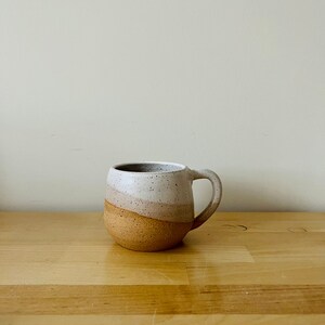 Round Bottom Mugs Handmade Ceramic Kitchenware White and - Etsy