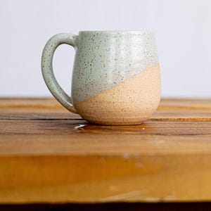 Round Bottom Mugs - Handmade Ceramic Coffee Cup With Handle - Color ...