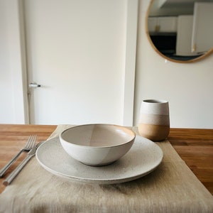 Round Bottom Tumbler White Handmade Ceramic Cup Drinking - Etsy