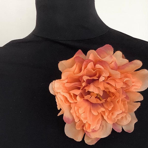 Peach Brooch - Etsy UK