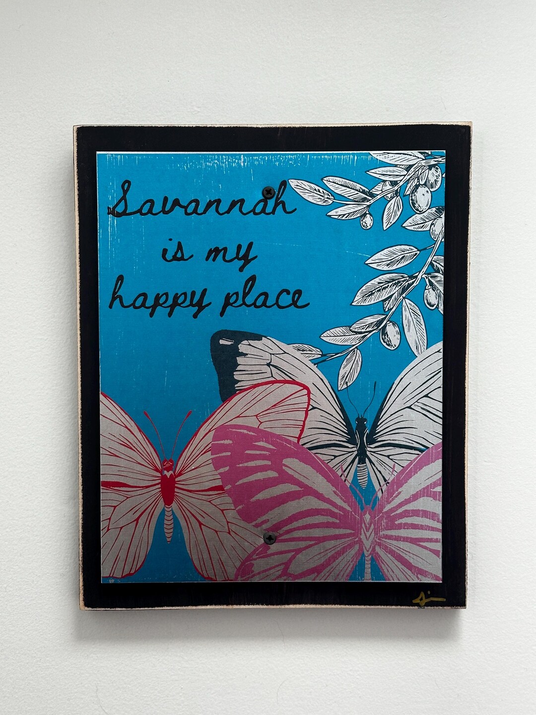 Savannah is My Happy Place, Savannah Georgia, SAV Art, Savannah ...