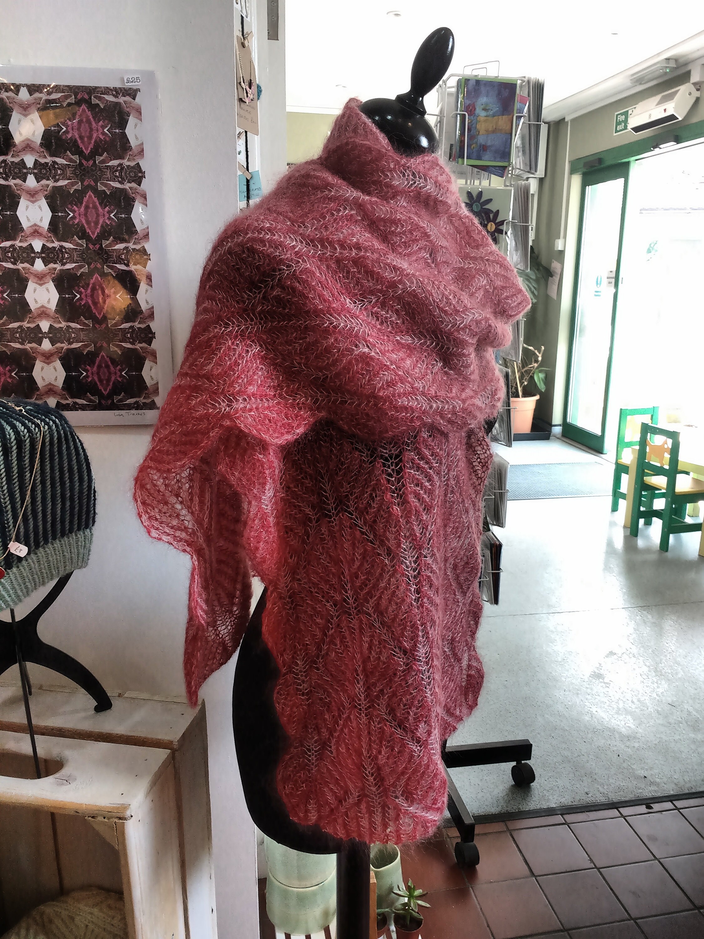 Knitting Pattern for Palm Leaf Wrap - Etsy