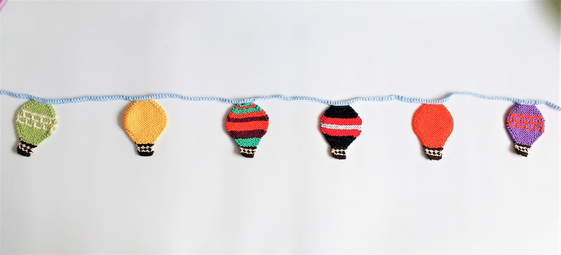Knitting Pattern for Balloon Bunting - Etsy
