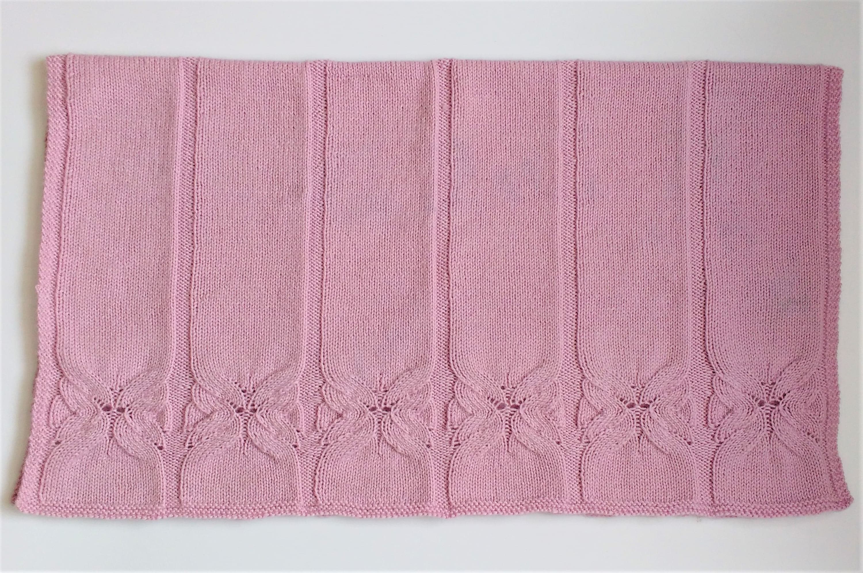 Knitting Pattern for Butterfly Baby Blanket - Etsy