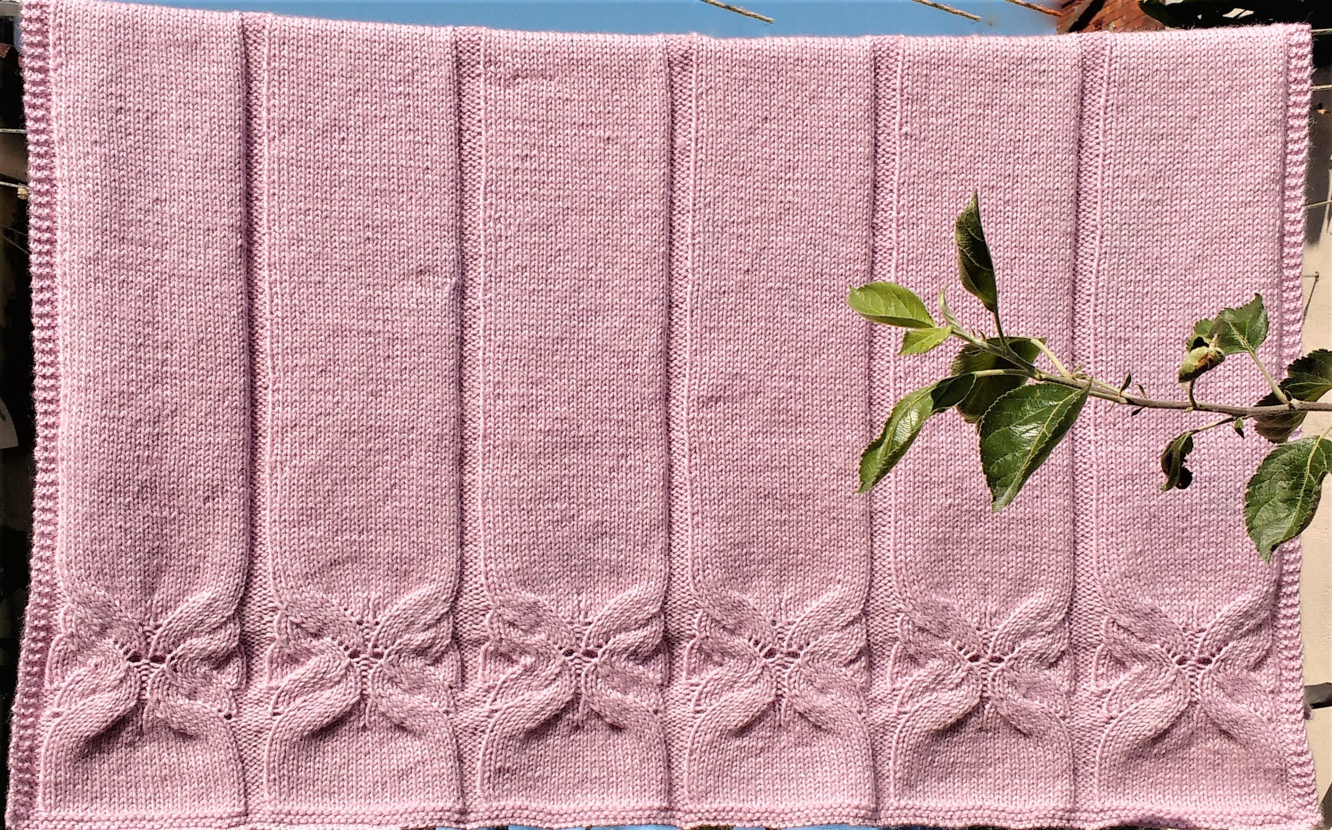 Knitting Pattern for Butterfly Baby Blanket - Etsy