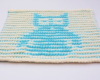 Knitting Pattern for Teddy Bear Washcloth or Afghan Square - Etsy New ...