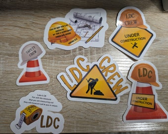 PRINTED 1.9 Inch Stickers Jw LDC Gift Labels Showing Love to Jehovah's ...