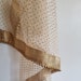Golden Net Dupatta With Beaded Border. Indian Dupatta for Women With ...