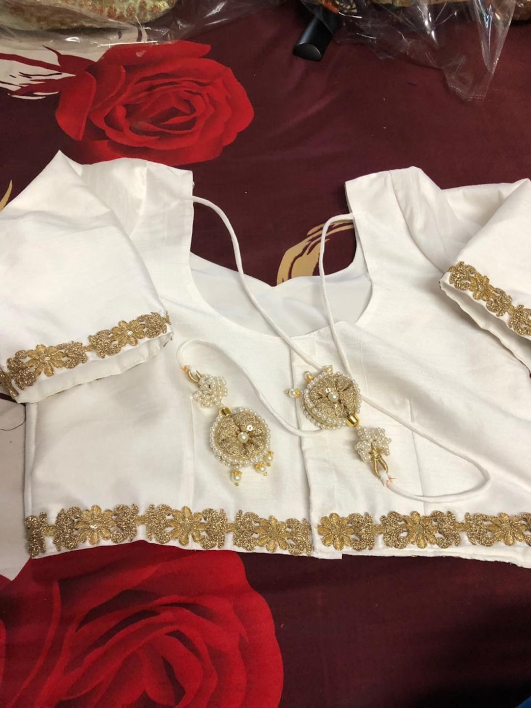 Raw Silk Custom Made Readymade Blouse for Saree Womens Wear Latest ...