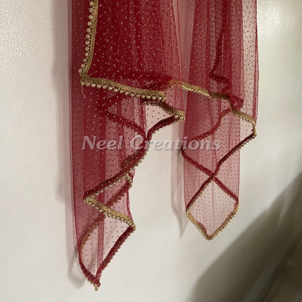 Net Dupatta - Etsy