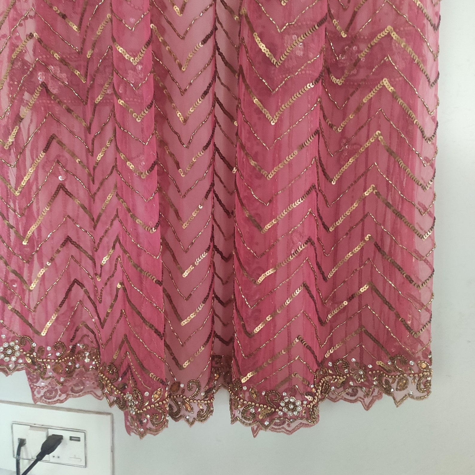 Heavy Embroidery Jacket Duster Coat With Gold Handwork. Indian | Etsy