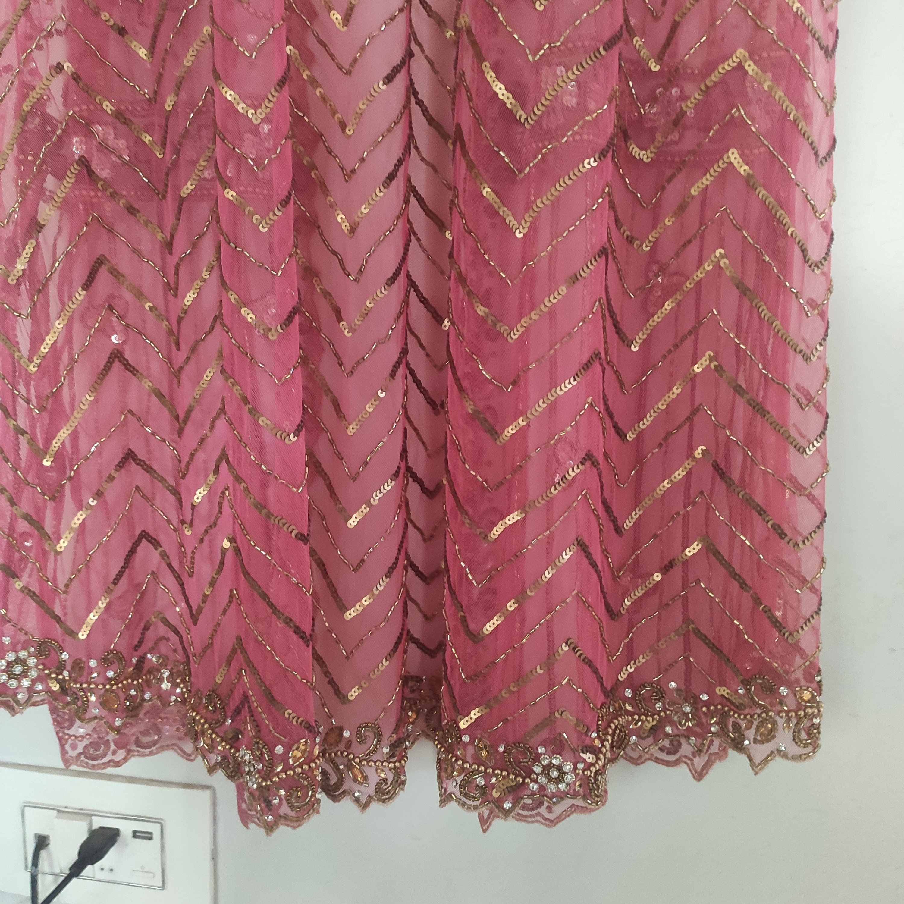 Heavy Embroidery Jacket Duster Coat With Gold Handwork. Indian | Etsy