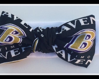 Baltimore Ravens Headband or Hair Bow - Etsy
