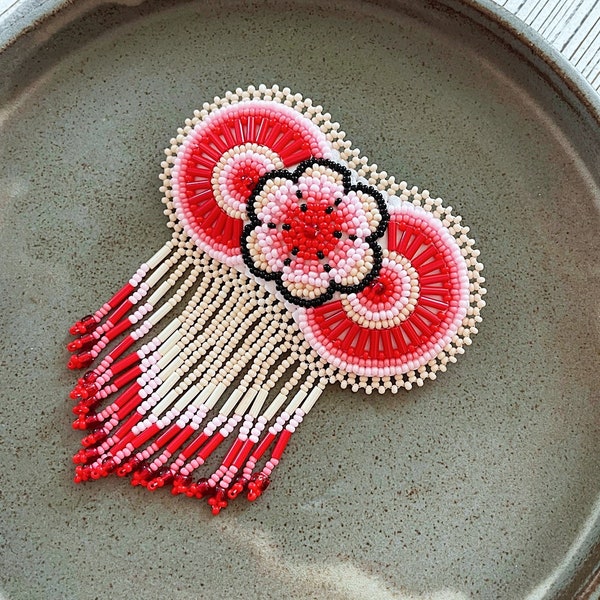 Seed Bead Barrette - Etsy