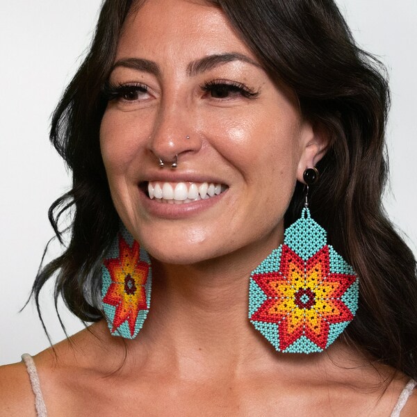 Native American Beaded Star - Etsy