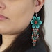 Aztec and Inca Inspired Earrings, Native Beaded Earrings, Native ...