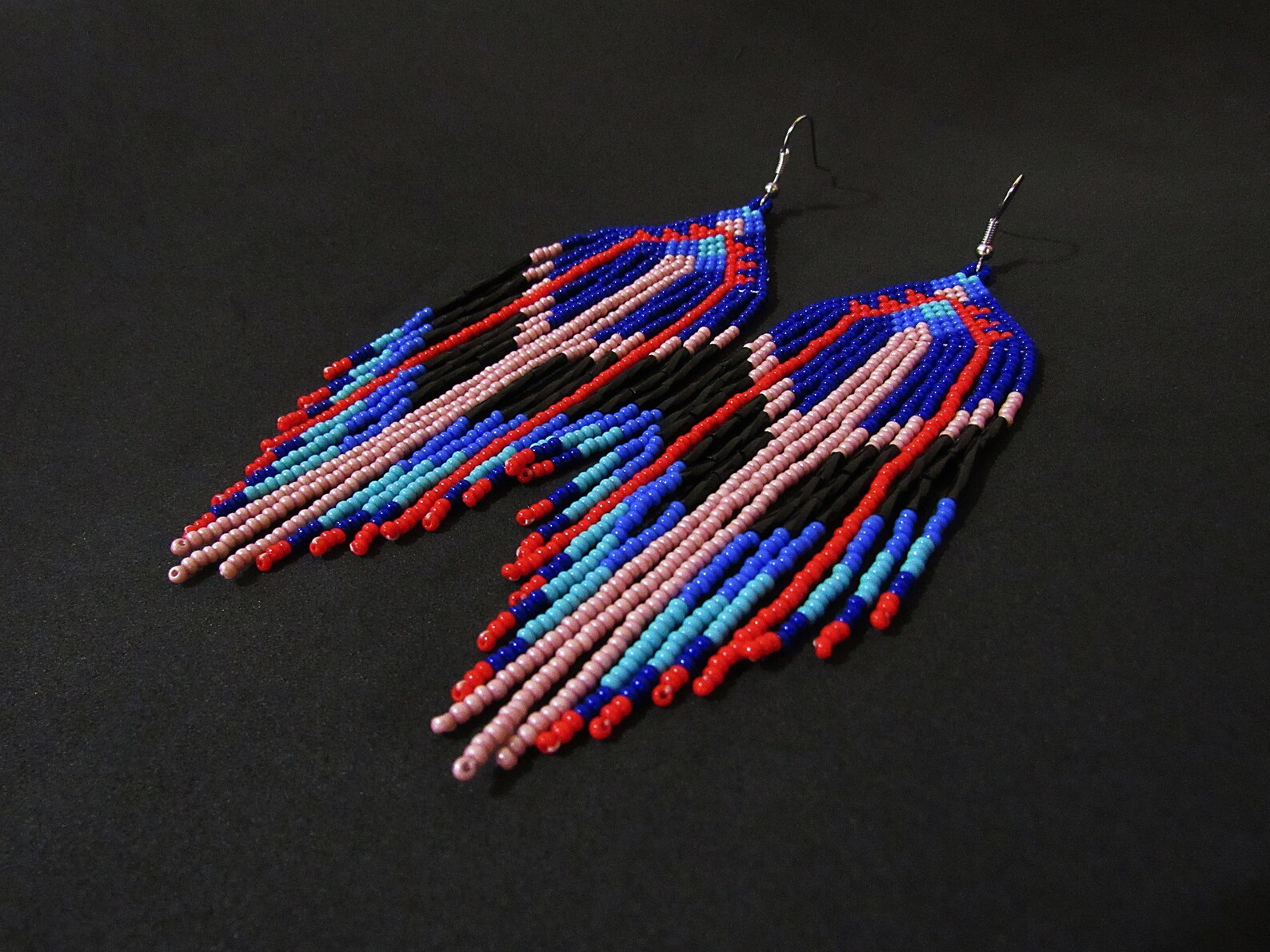 Native American Beaded Jewelry, Native American Beaded Earrings, Boho ...