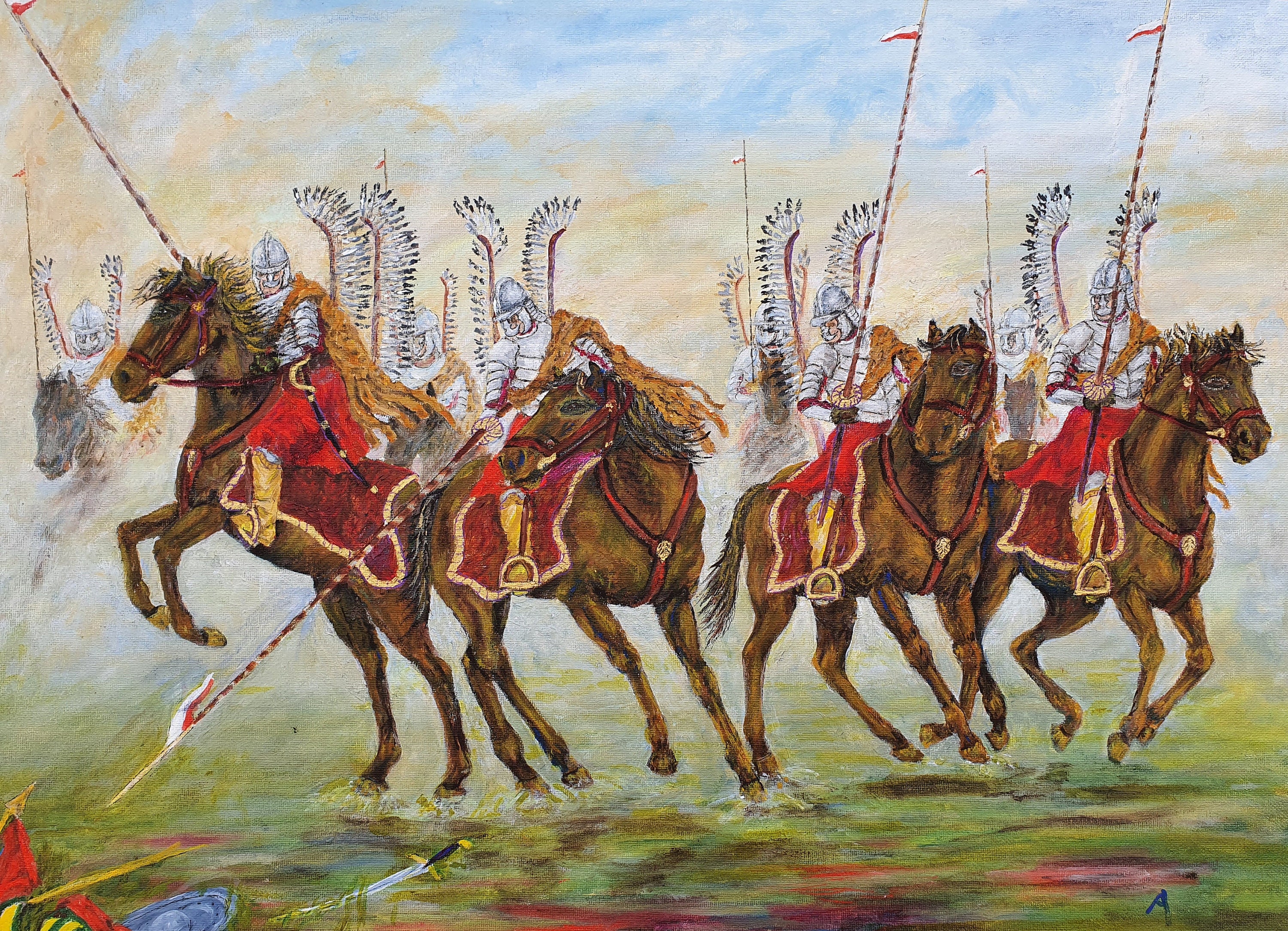 Polish Winged Hussars Traditional Warriors Stunning Evocative