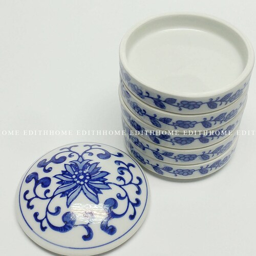 Stack up Palette Chinese Blue & White Porcelain Ware Mount - Etsy