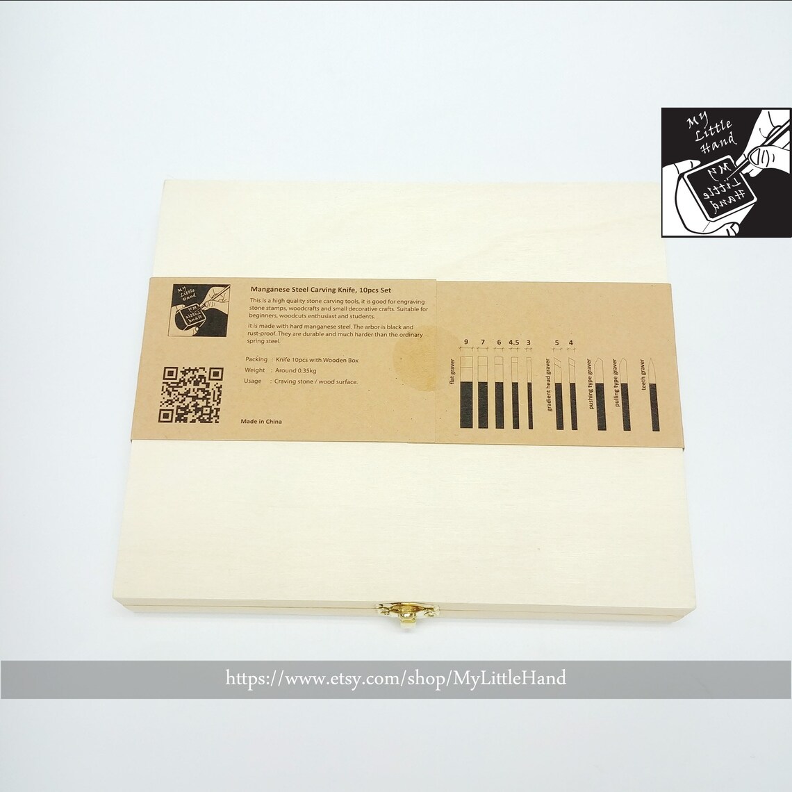 Graver Burin Carving Tools Stone Cut Knife Set 10 Pcs | Etsy