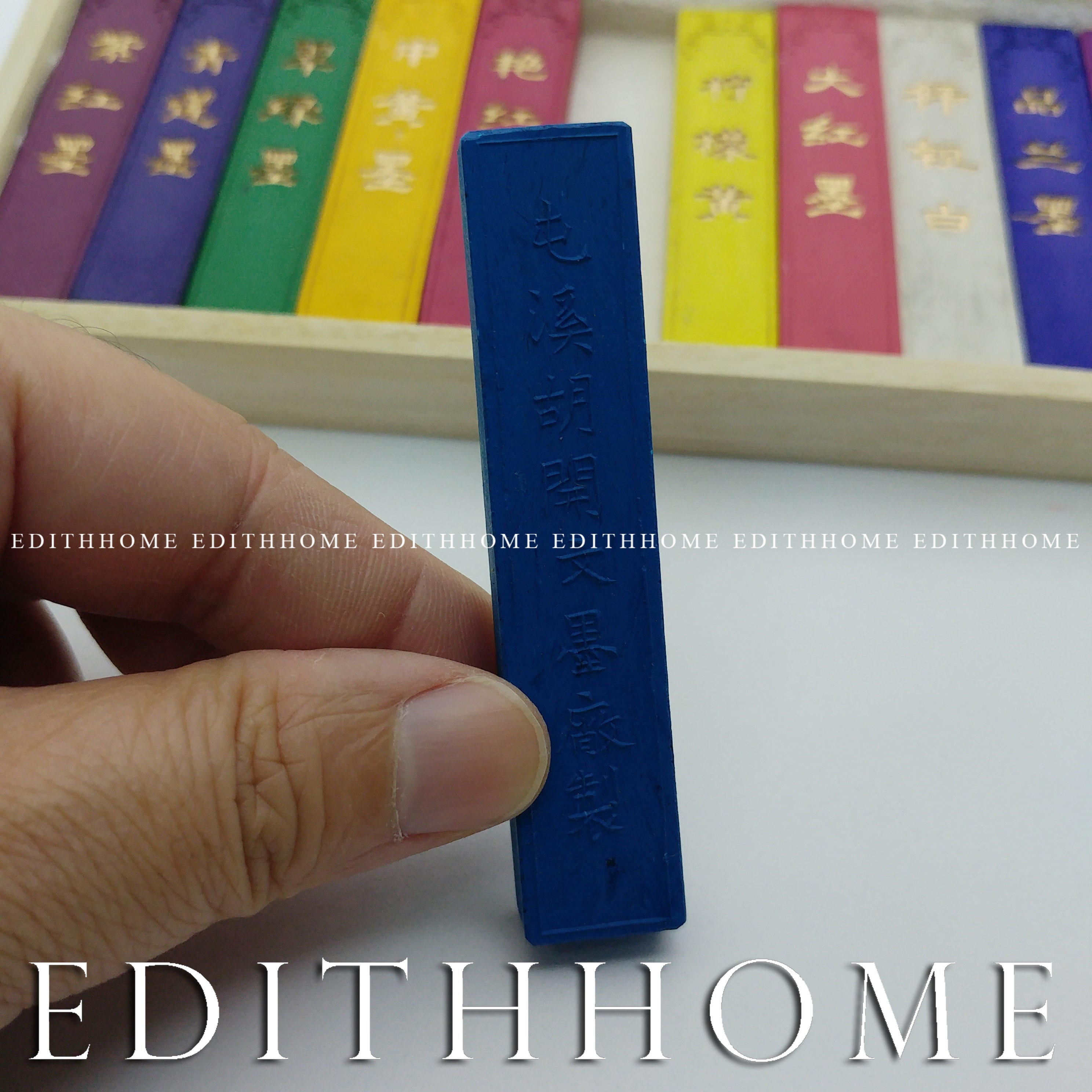 Color Ink Stick Set 12 Pc Traditional Chinese Calligraphy | Etsy