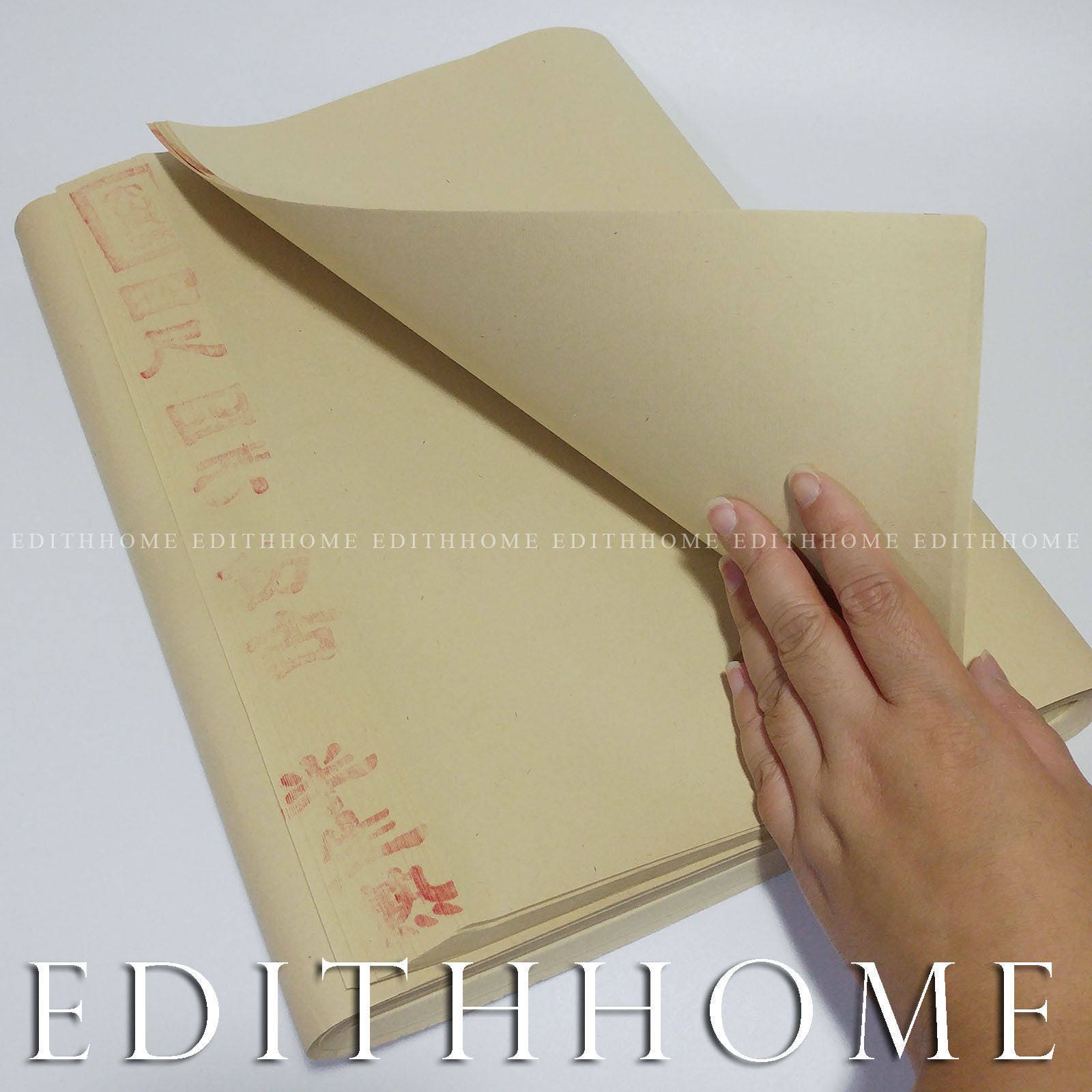 Chinese Calligraphy 68 x 34cm Half Raw Ripe Archaize Rice | Etsy