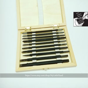 Graver Burin Carving Tools - Stone Cut Knife Set 10 Pcs - Etsy