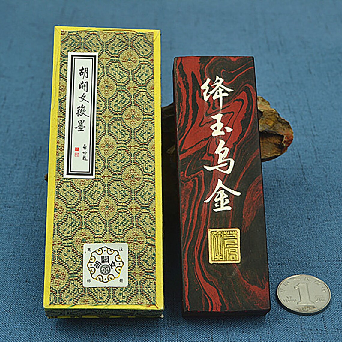 Traditional Chinese Calligraphy Tools Mixed Cinnabar & Black | Etsy